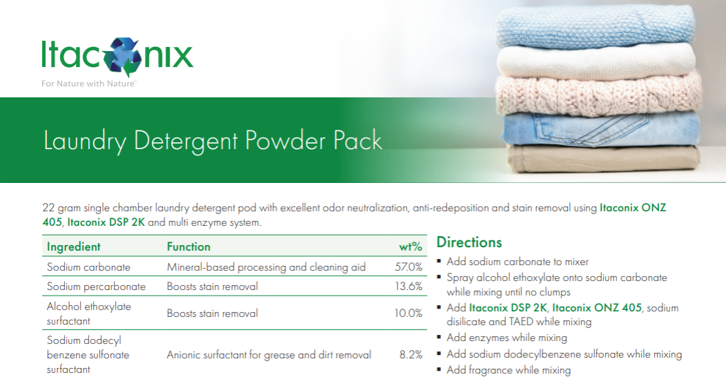 Formula: Automatic Dishwasher Detergent + Booster Powder