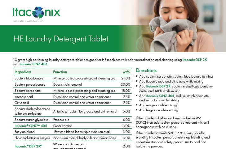 Formula: Laundry Detergent Powder Pack
